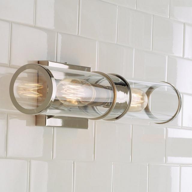 Simple Glass Cylinder Sconce - 2 Light | Shades of Light