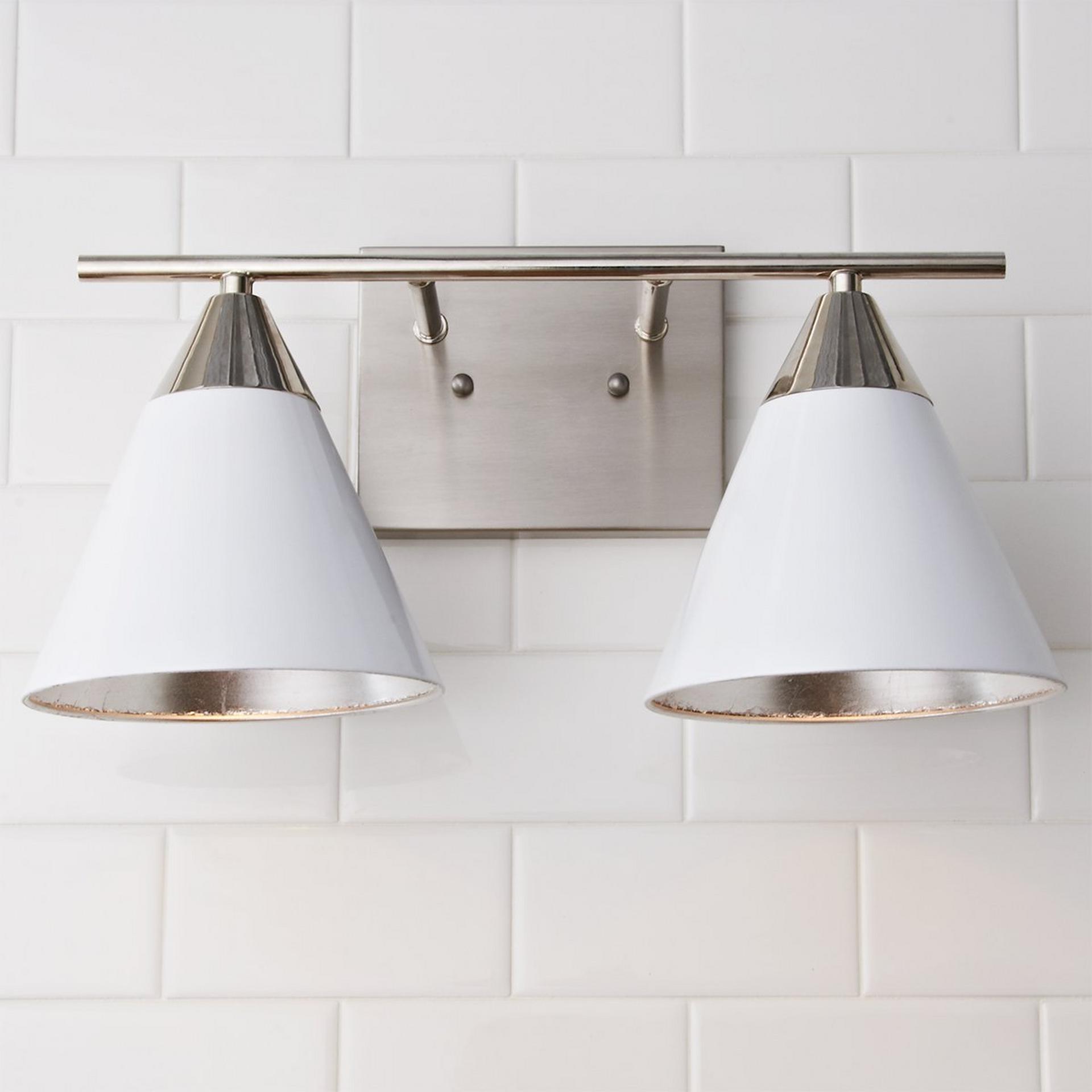 Young House Love Clad Cone Vanity Light - 2 Light | Shades of Light