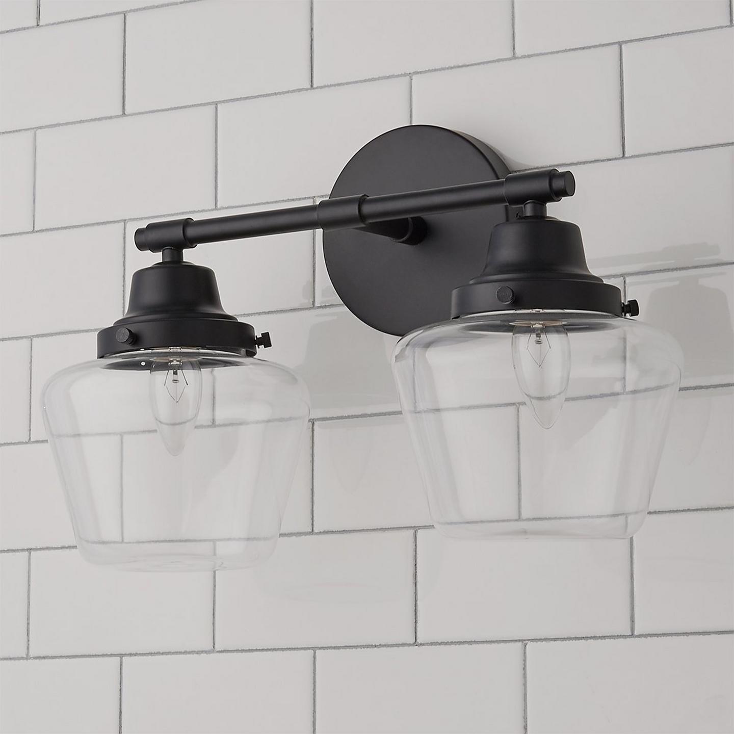 Jacobson Vanity Light - 2 Light | Shades of Light
