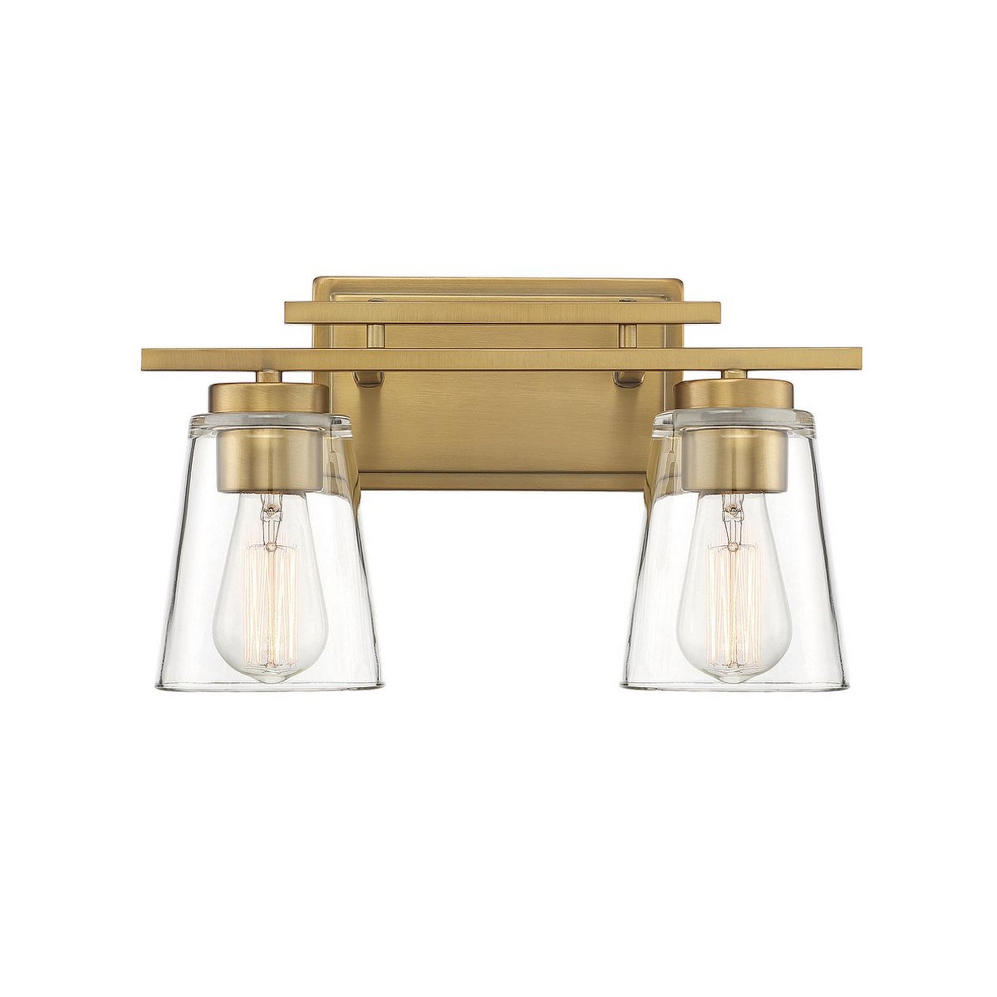 T Bar Taper Vanity Light - 2 Light | Shades of Light