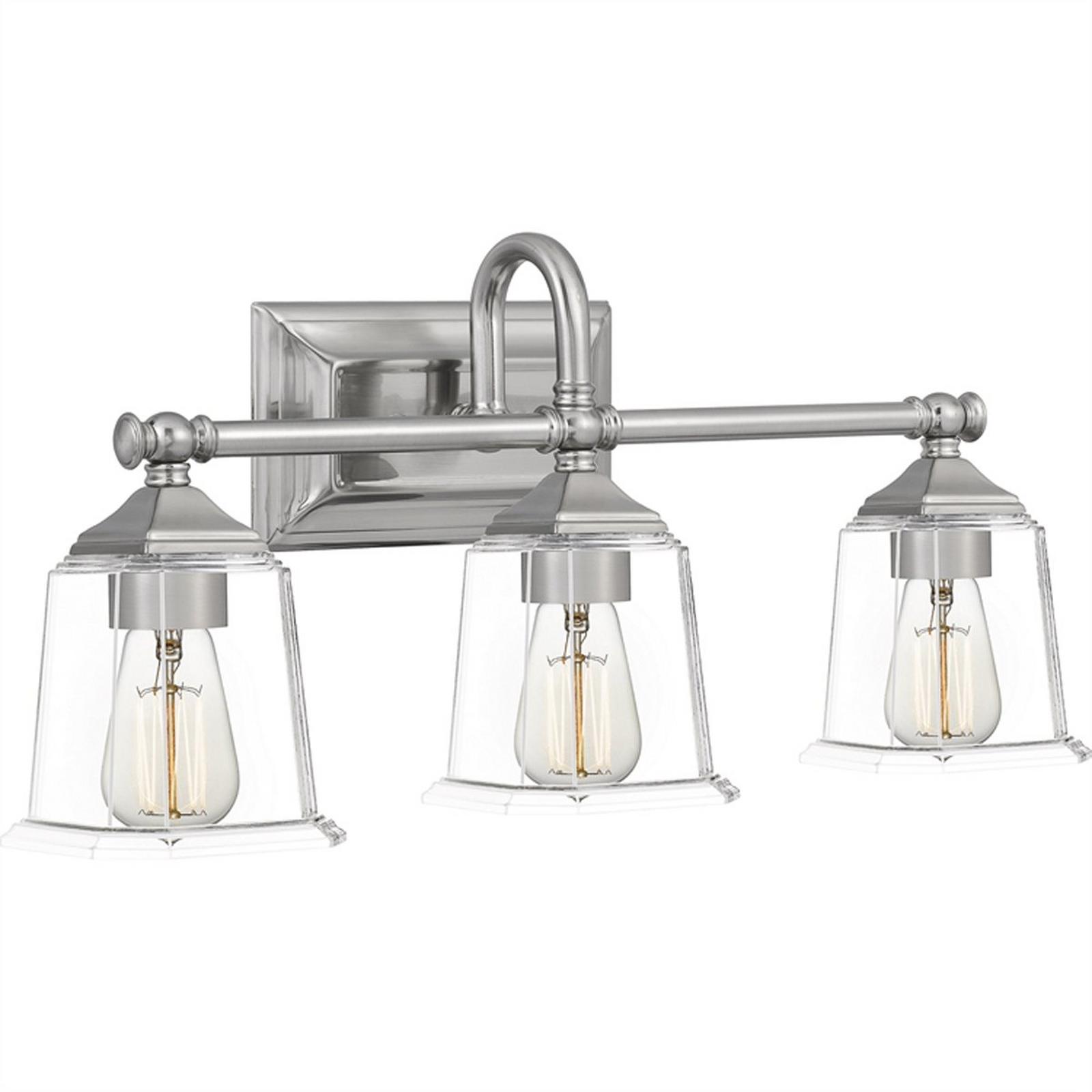 Refined Classic Vanity Light - 3 Light - Clear Glass | Shades of Light