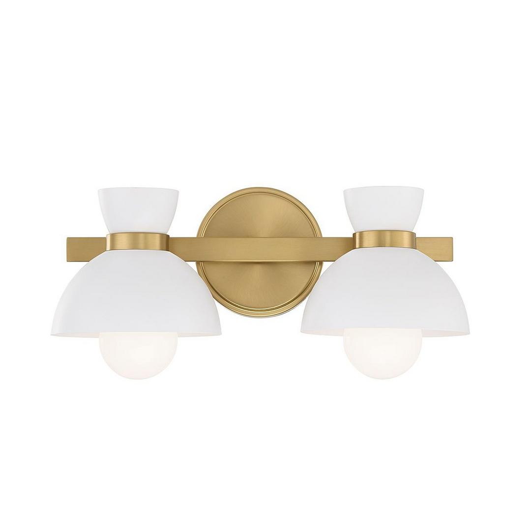 Janet Opaque Vanity Light - 2 Light | Shades of Light