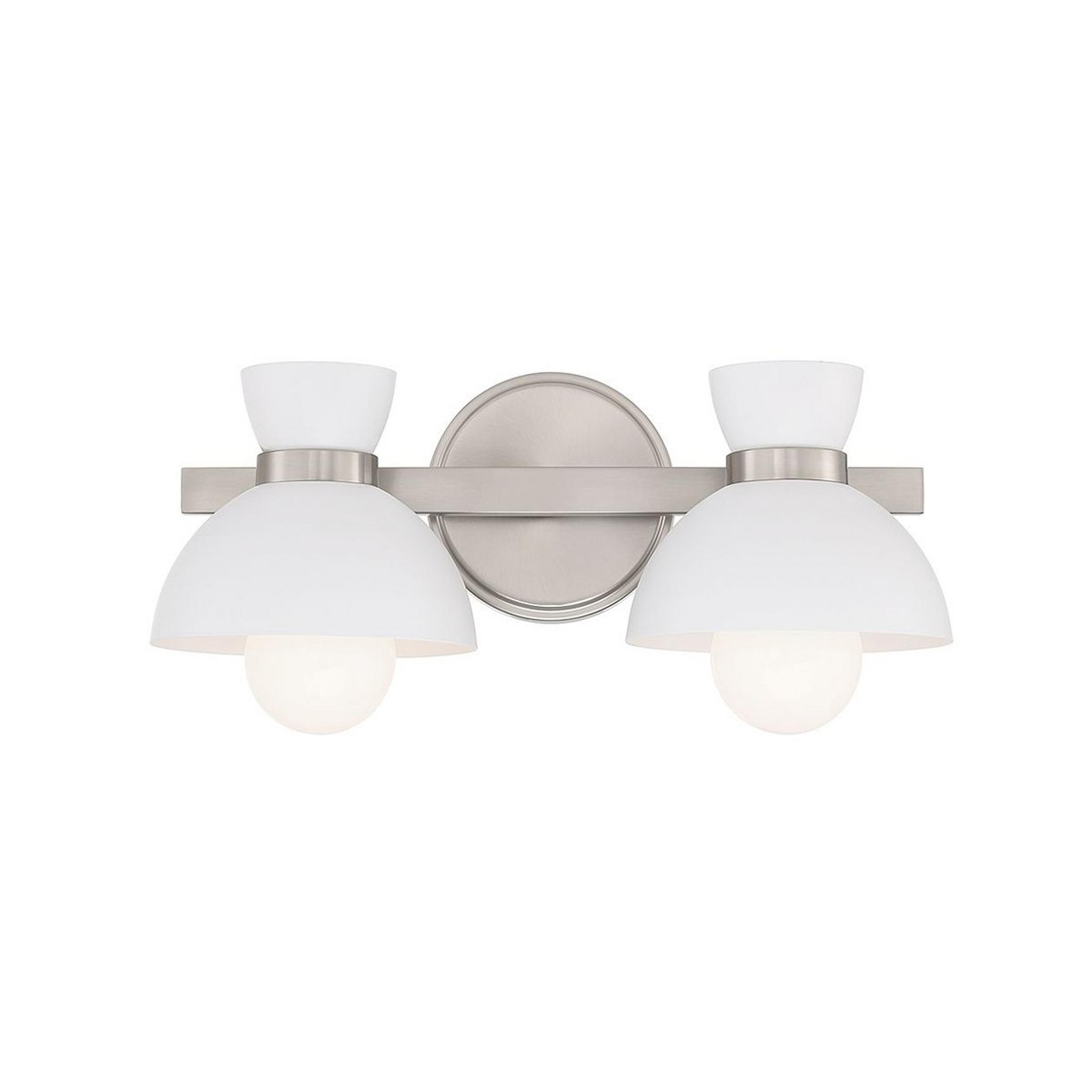 Janet Opaque Vanity Light - 2 Light | Shades of Light