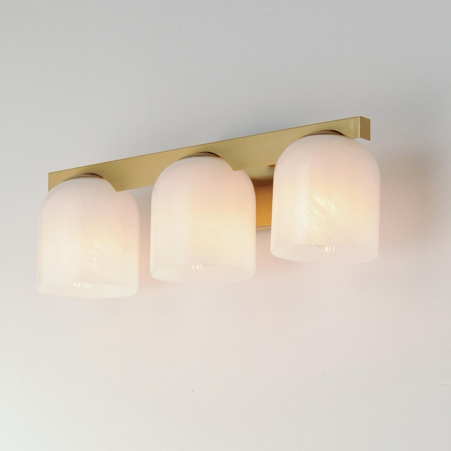 Amanda Vanity Light - 3 Light - Striated | Shades of Light