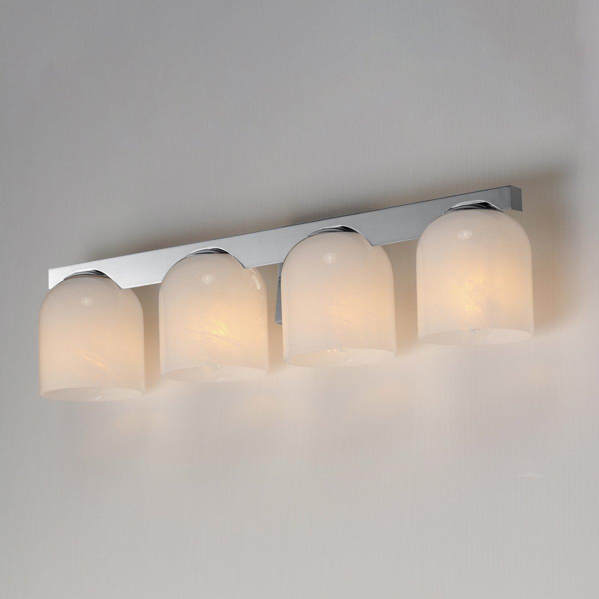 Amanda Vanity Light - 4 Light - Striated | Shades of Light