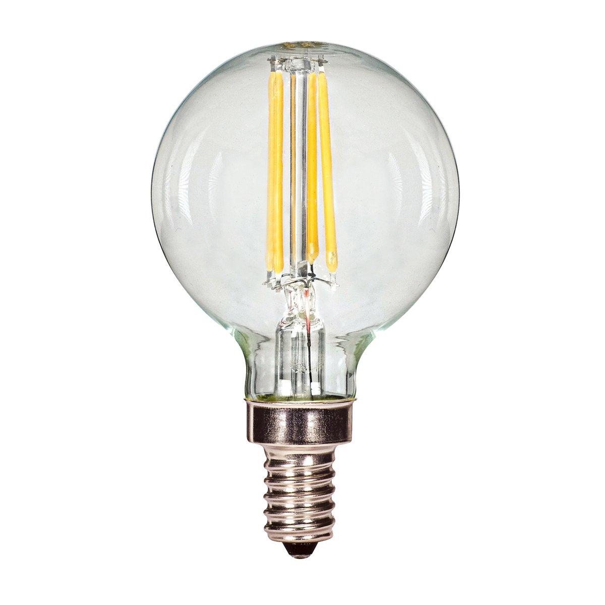 4 Watt G16.5 Filament Globe Candelabra Base LED Bulb | Shades of Light