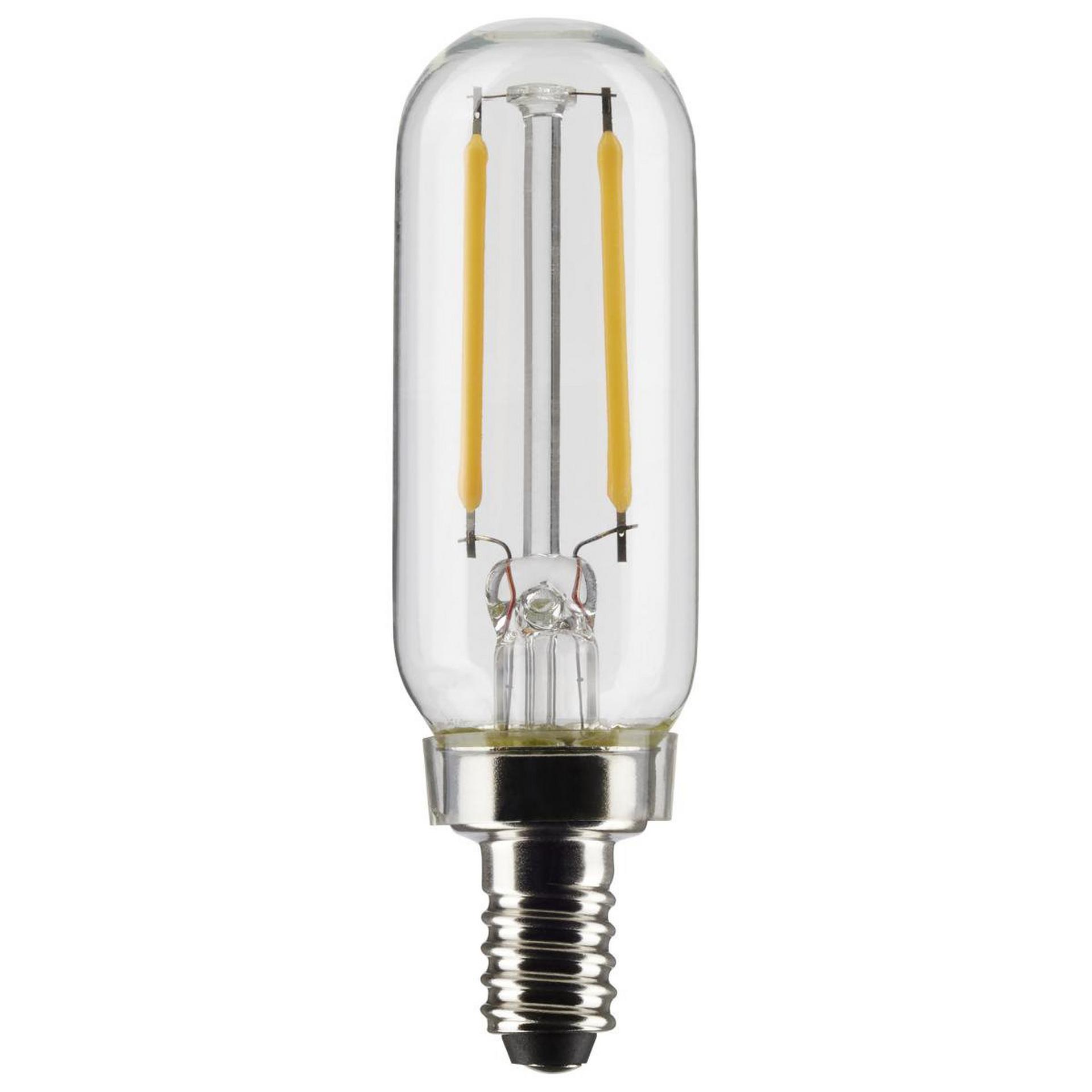 2.8 Watt T6 Filament Candelabra Base LED Bulb - Clear | Shades of Light
