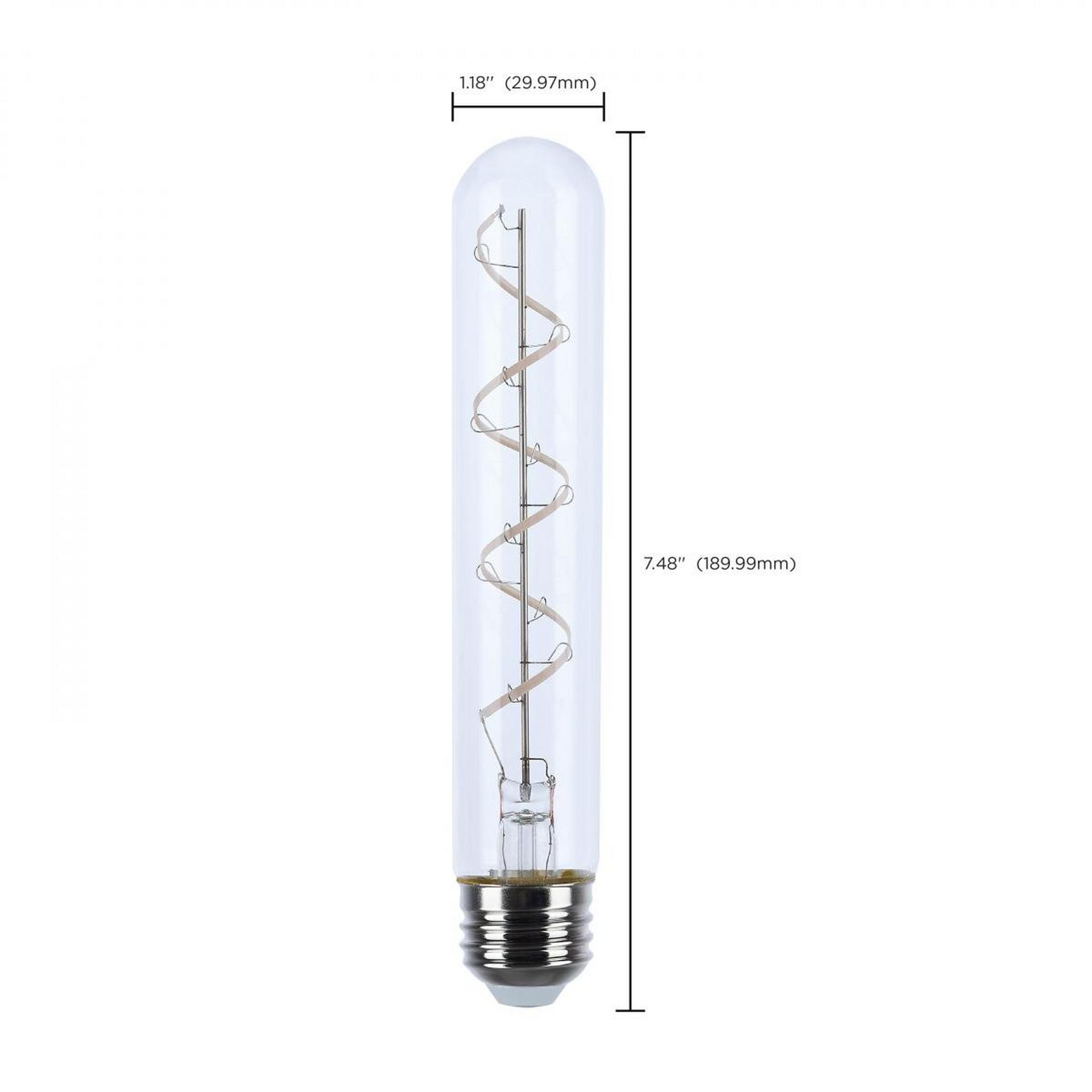 6 Watt ST19 Gray Coil Filament Medium Base Bulb | Shades of Light