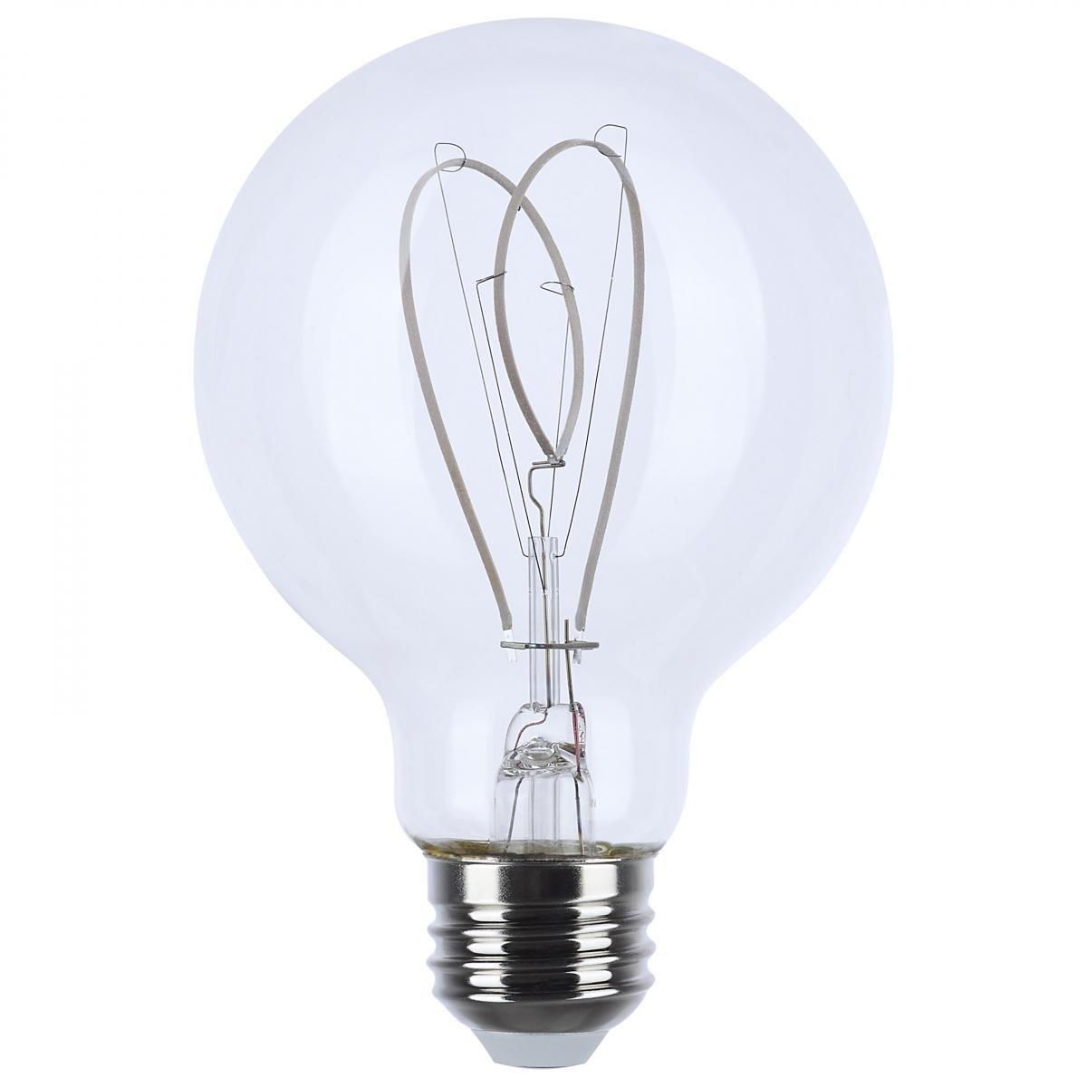 6 Watt G25 Gray Loop Filament Medium Base Bulb | Shades of Light