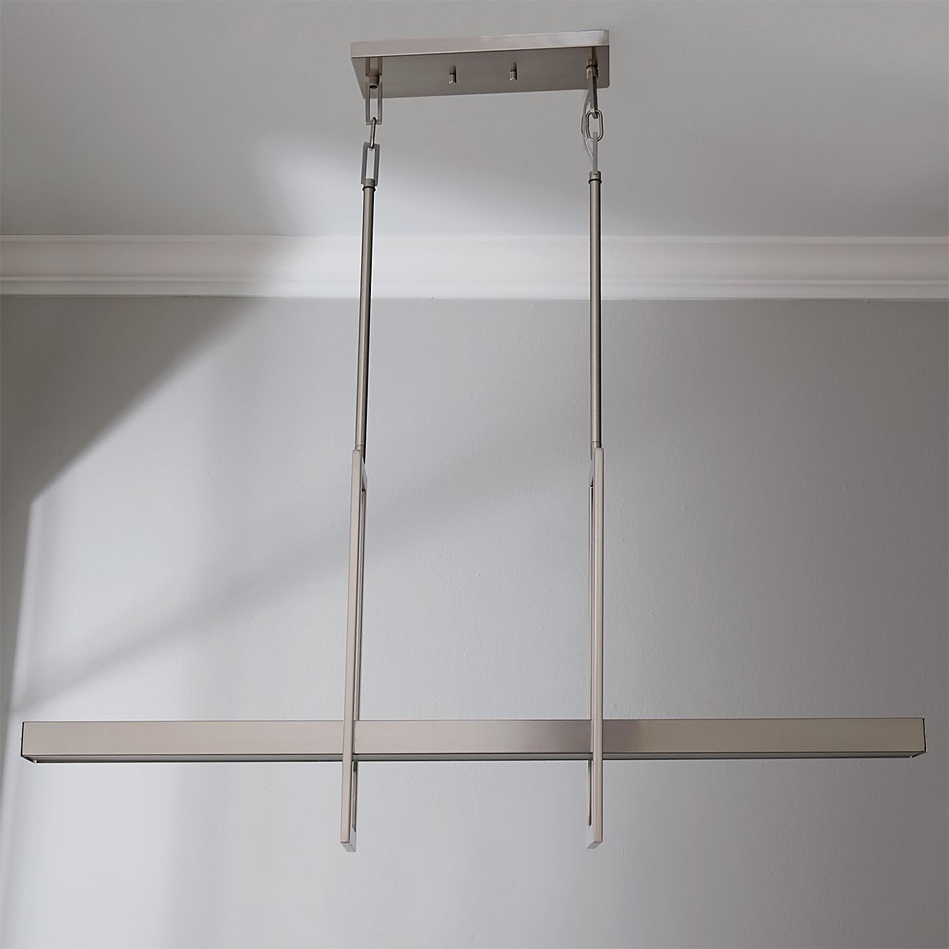 Modern Balance Beam LED Island Chandelier | Shades of Light
