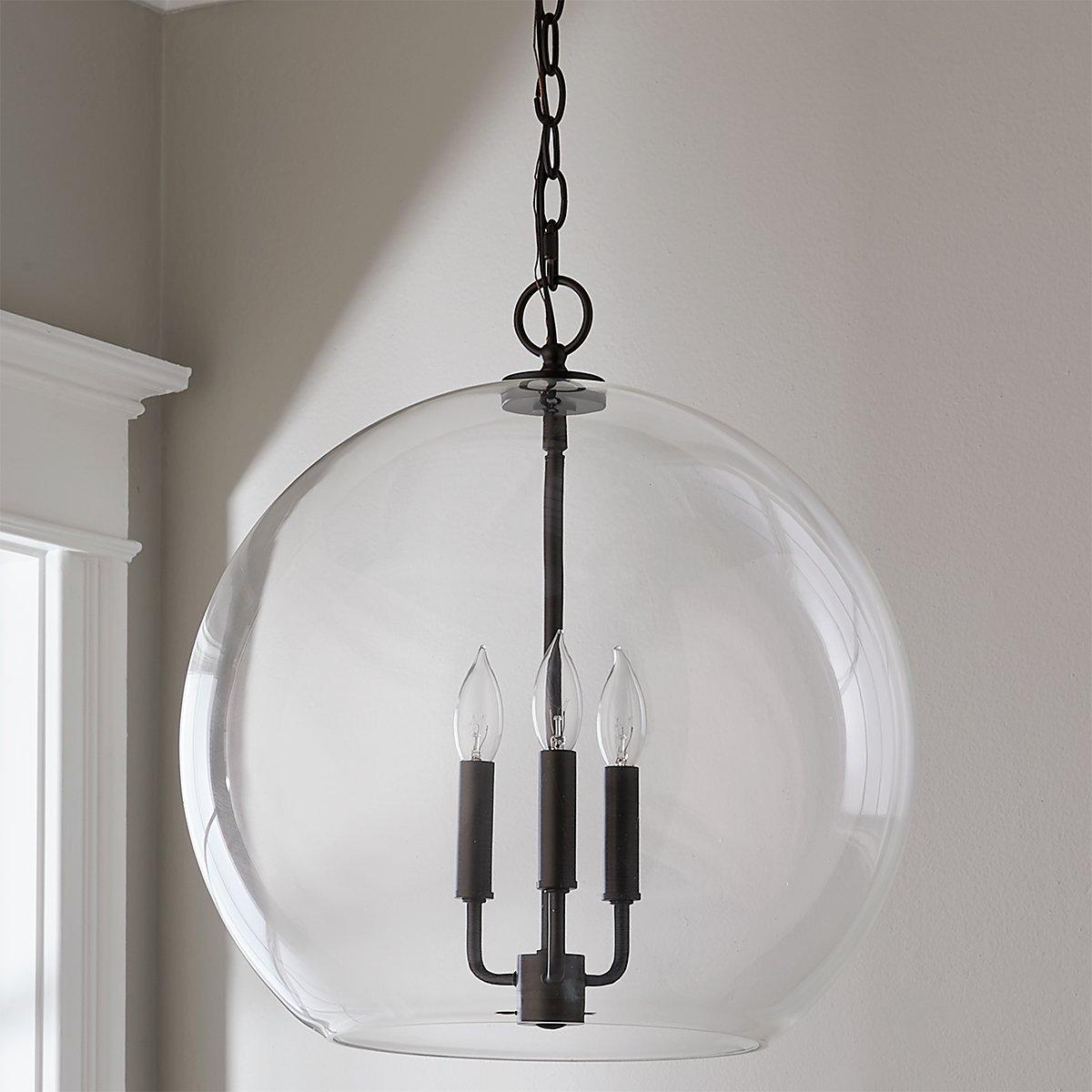 Clear Glass Sphere Chandelier | Shades of Light