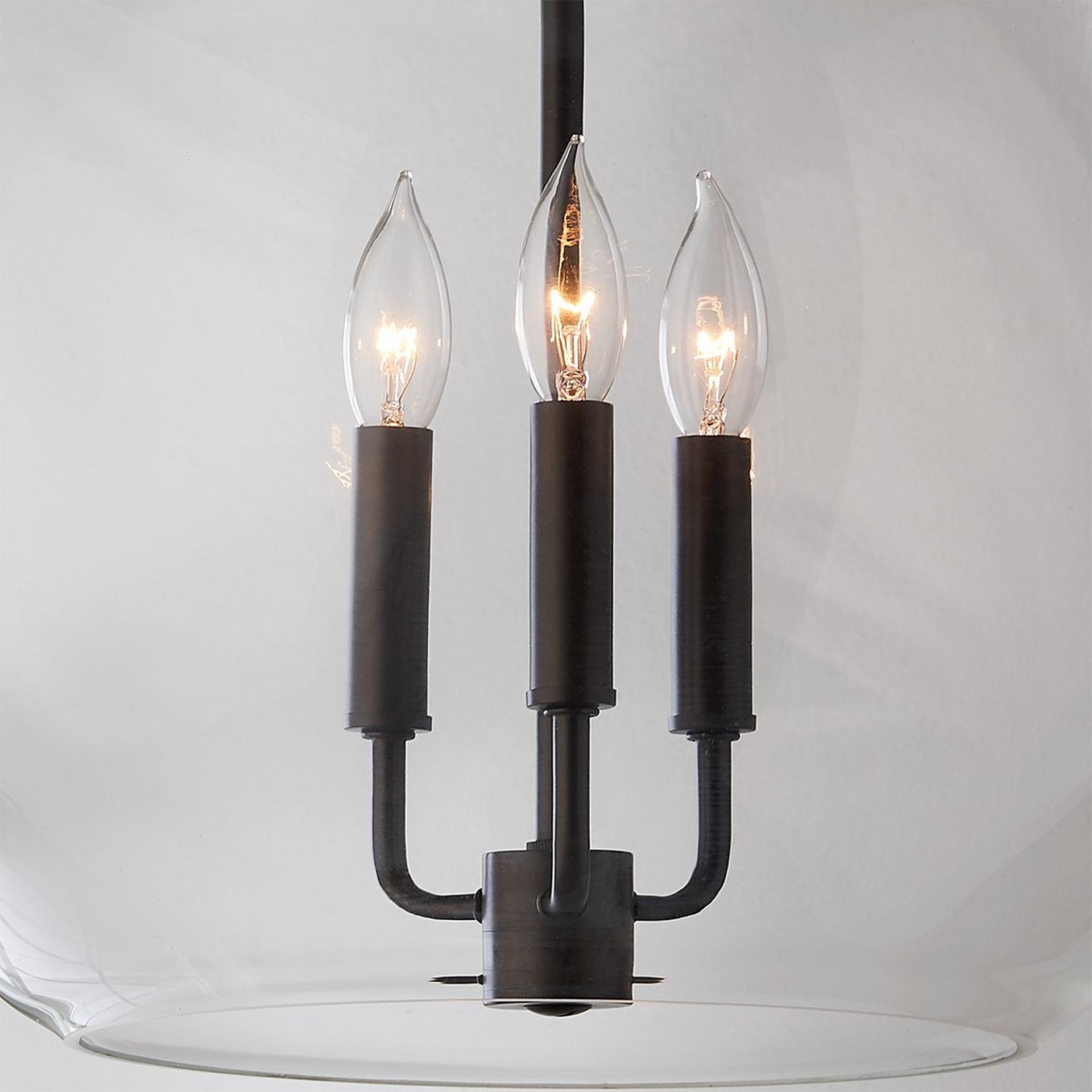 Clear Glass Sphere Chandelier | Shades of Light