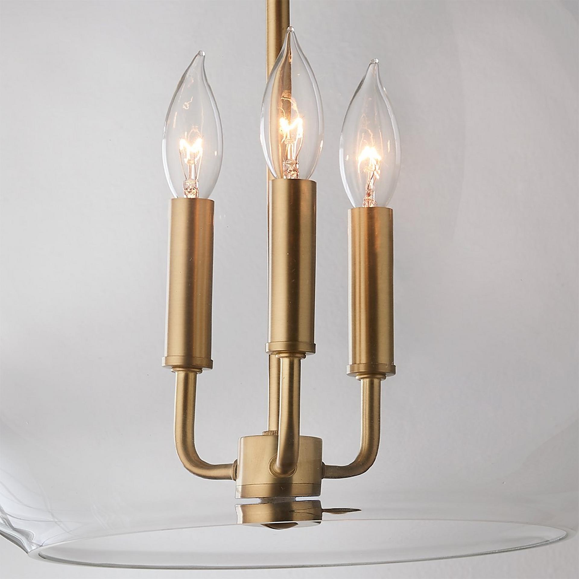 Clear Glass Sphere Chandelier | Shades of Light