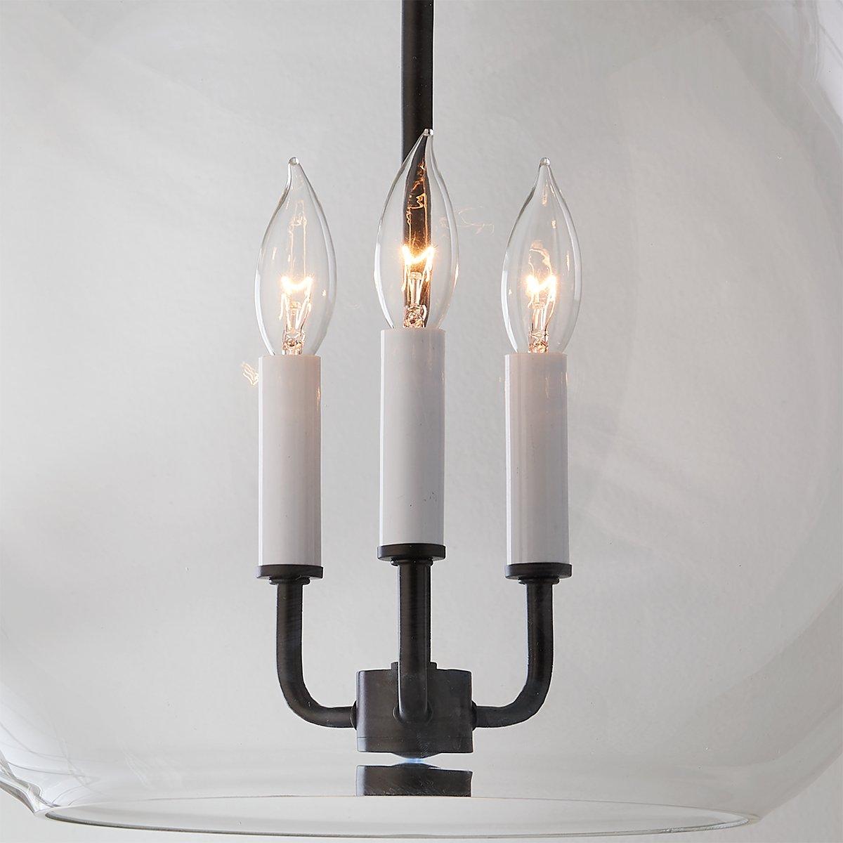 Clear Glass Sphere Chandelier | Shades of Light