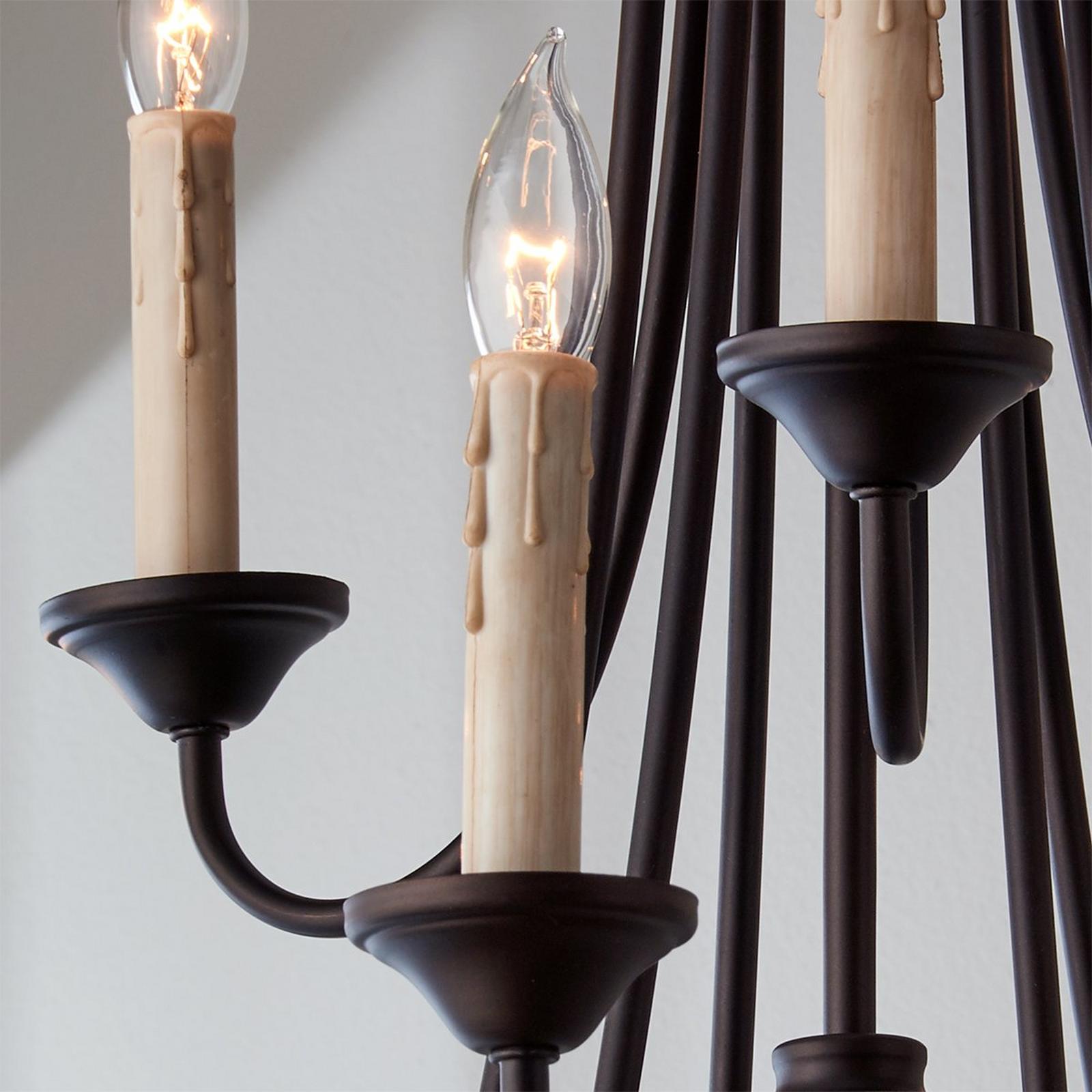 Transitional Colonial Chandelier - Large | Shades of Light