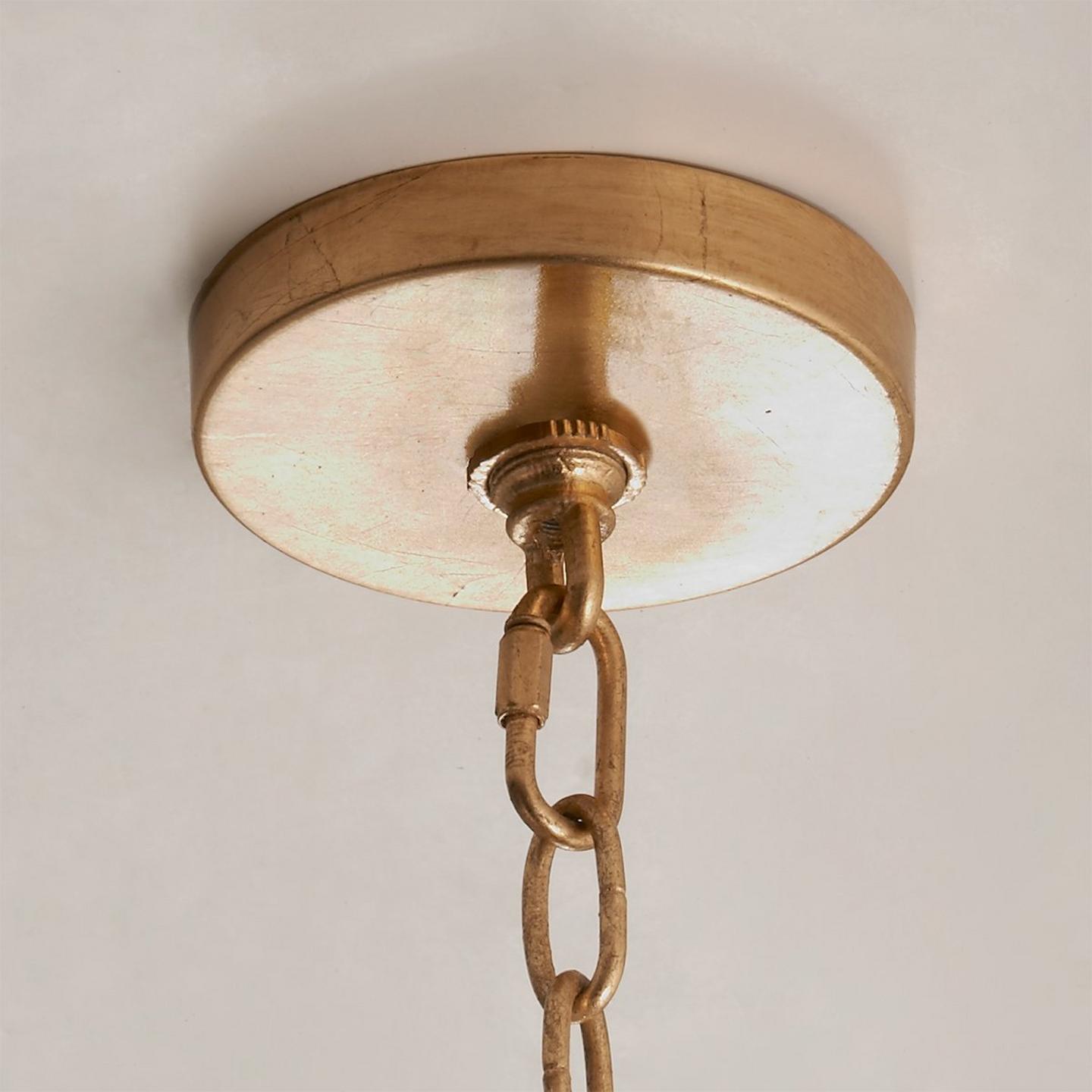 Elegant Capiz Shell Basket Chandelier | Shades of Light