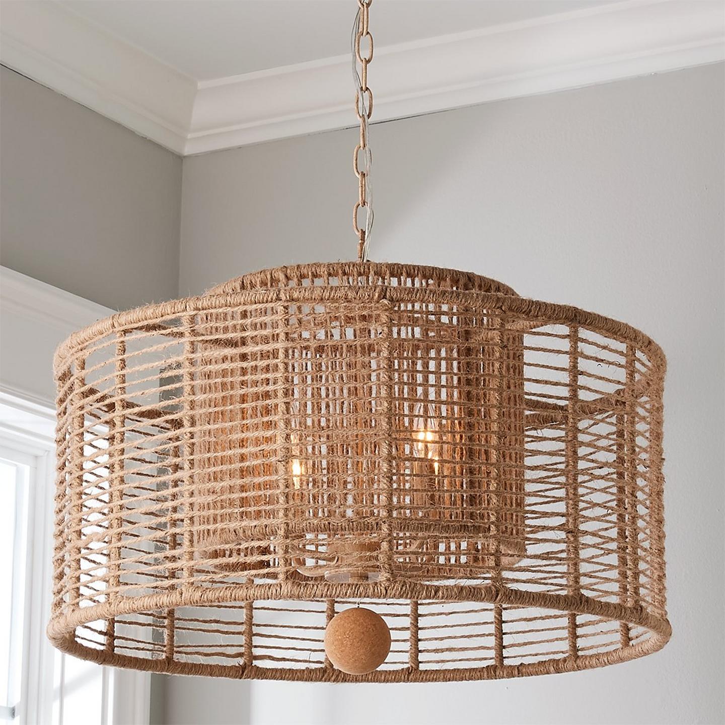 Jute Veil Sconce | Shades of Light