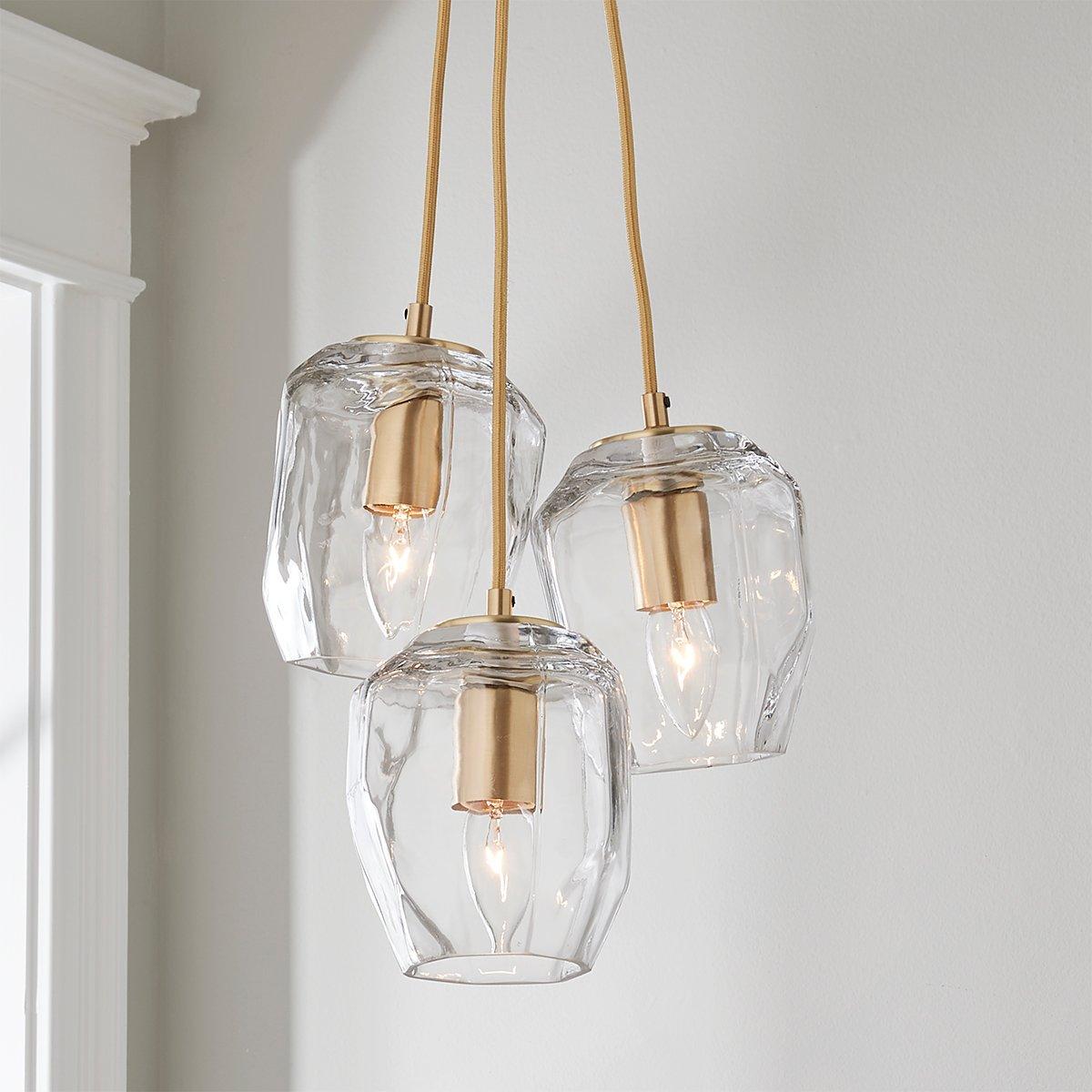 Irregular Glass Cluster Chandelier | Shades of Light
