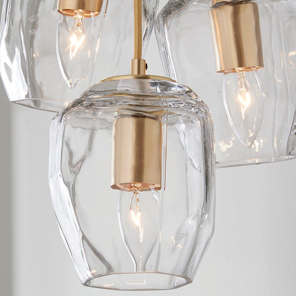 Irregular Glass Cluster Chandelier | Shades of Light