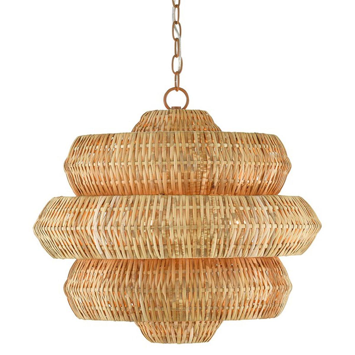 Ridley Rattan Chandelier | Shades of Light