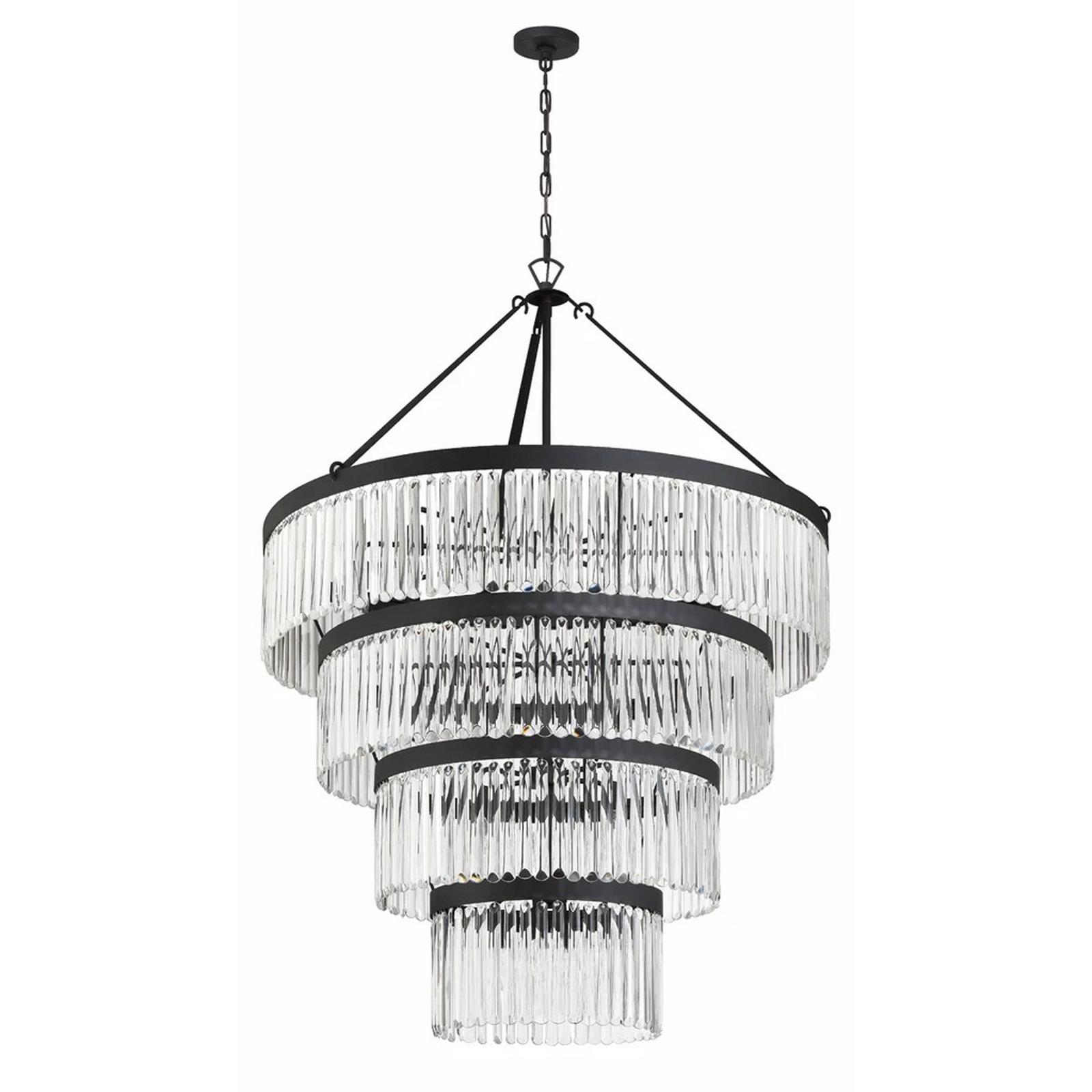Crystal Alstro Four-Tier Chandelier | Shades of Light