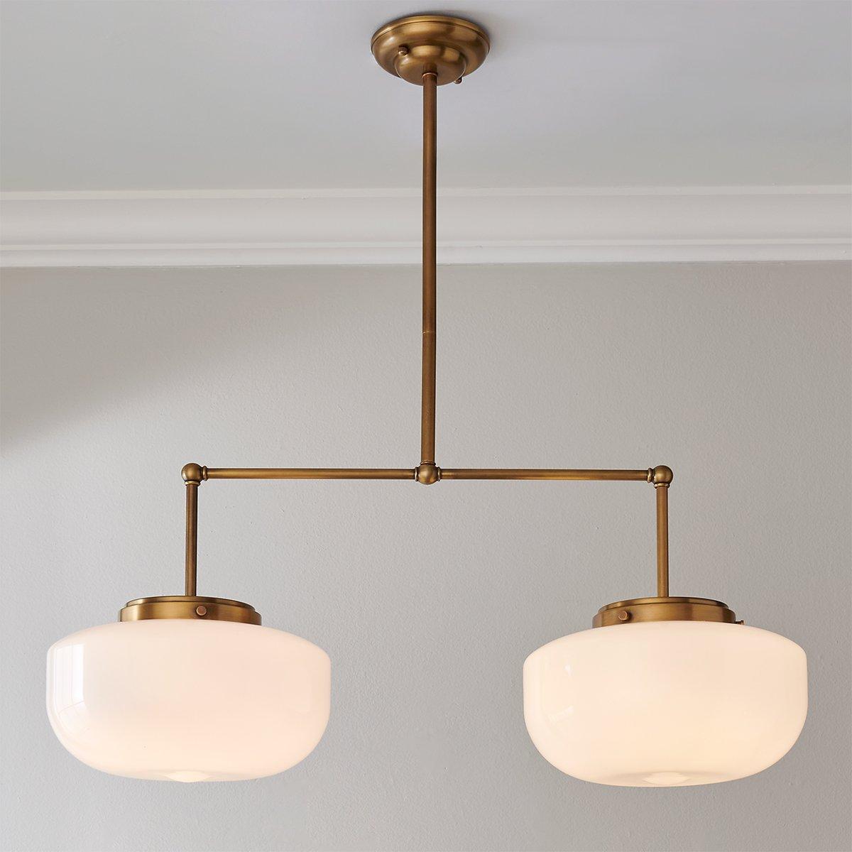 Erin & Ben Co. Gardiner Schoolhouse Linear Chandelier | Shades of Light