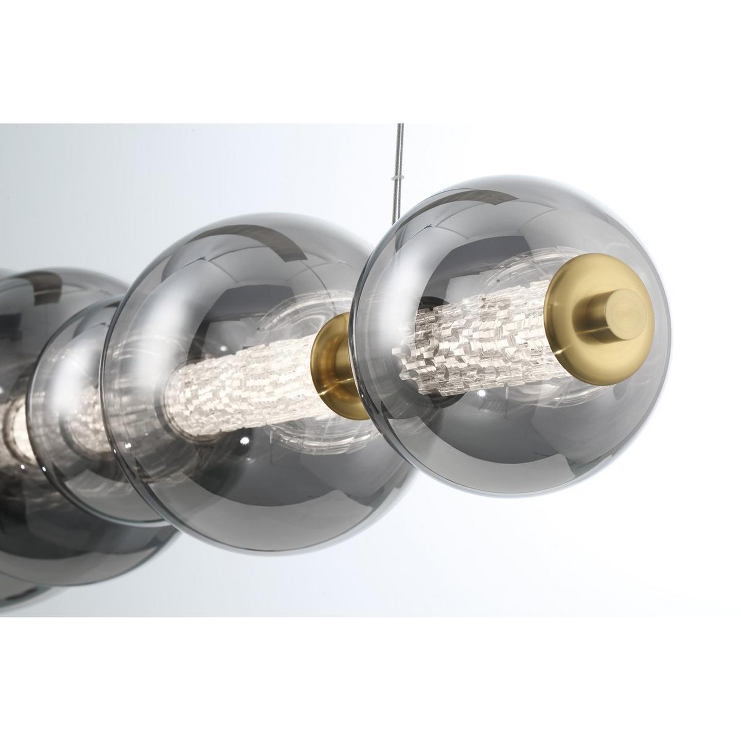 Spectrogram LED Island Chandelier - Smoke | Shades of Light