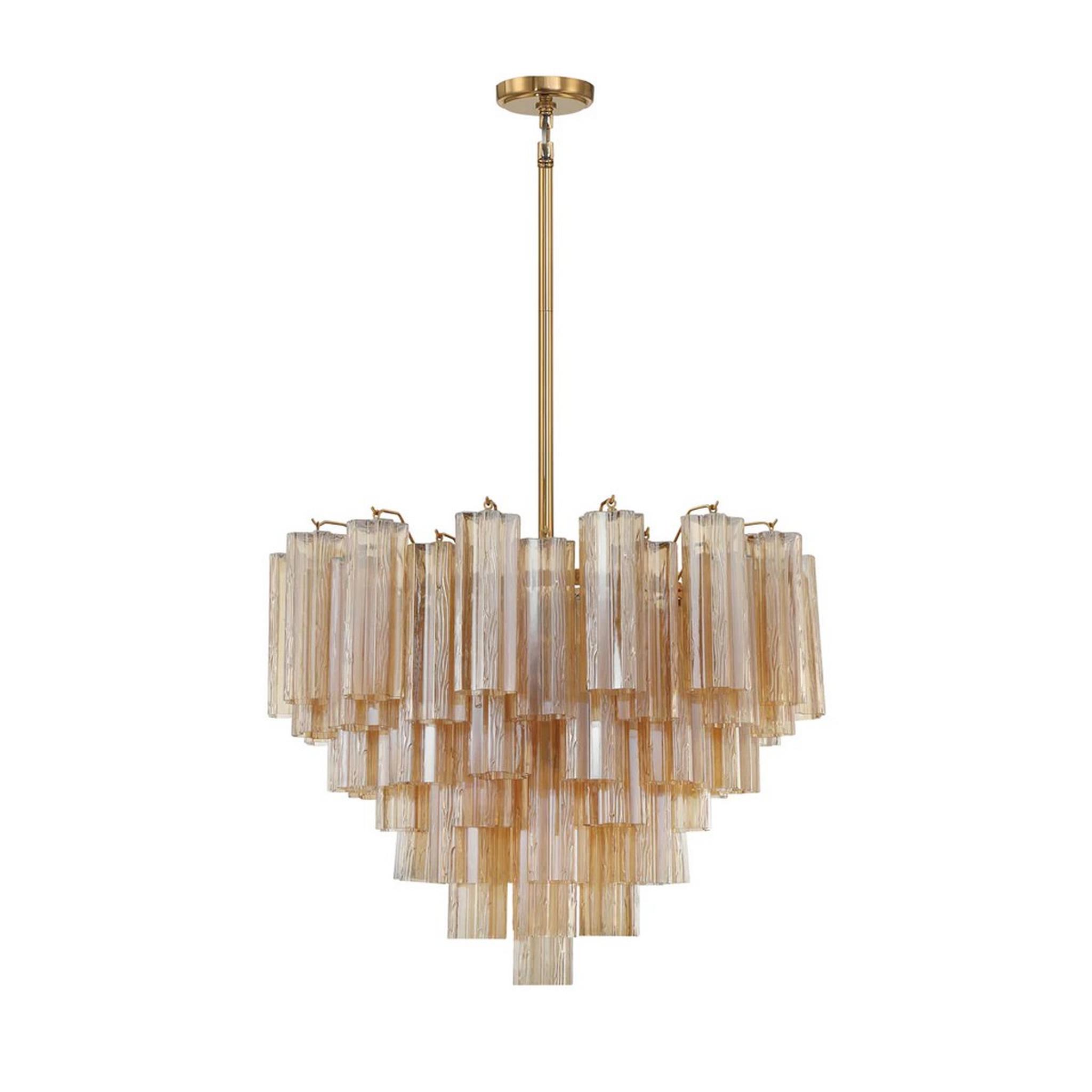 Imondo Chandelier - 12 Light - Amber | Shades of Light