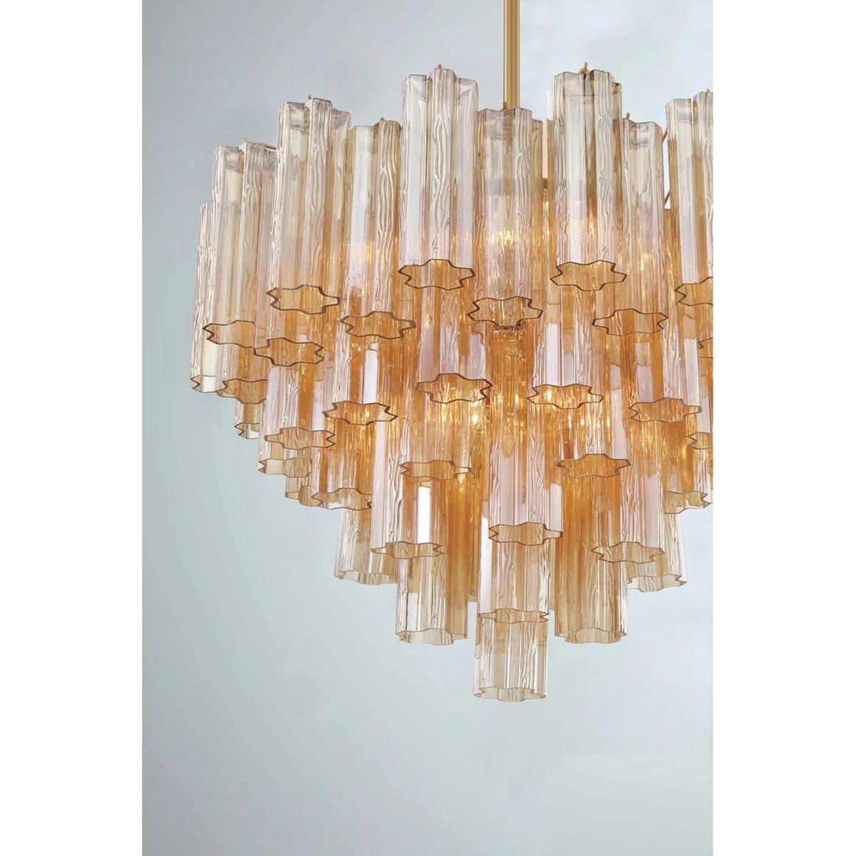 Imondo Chandelier - 12 Light - Amber | Shades of Light
