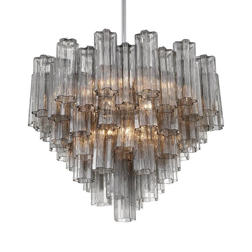 Imondo Chandelier - 12 Light - Smoke | Shades of Light