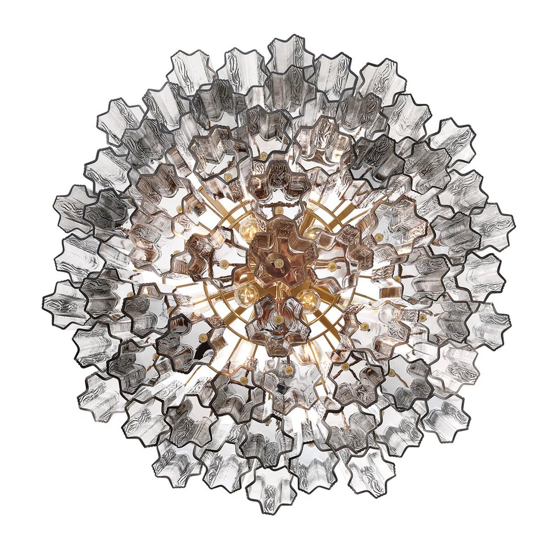 Imondo Chandelier - 12 Light - Smoke | Shades of Light
