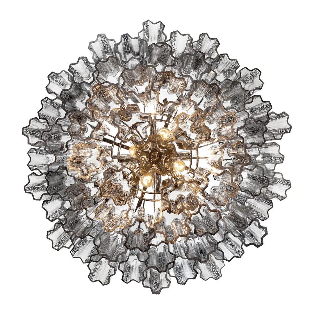 Imondo Chandelier - 12 Light - Smoke | Shades of Light