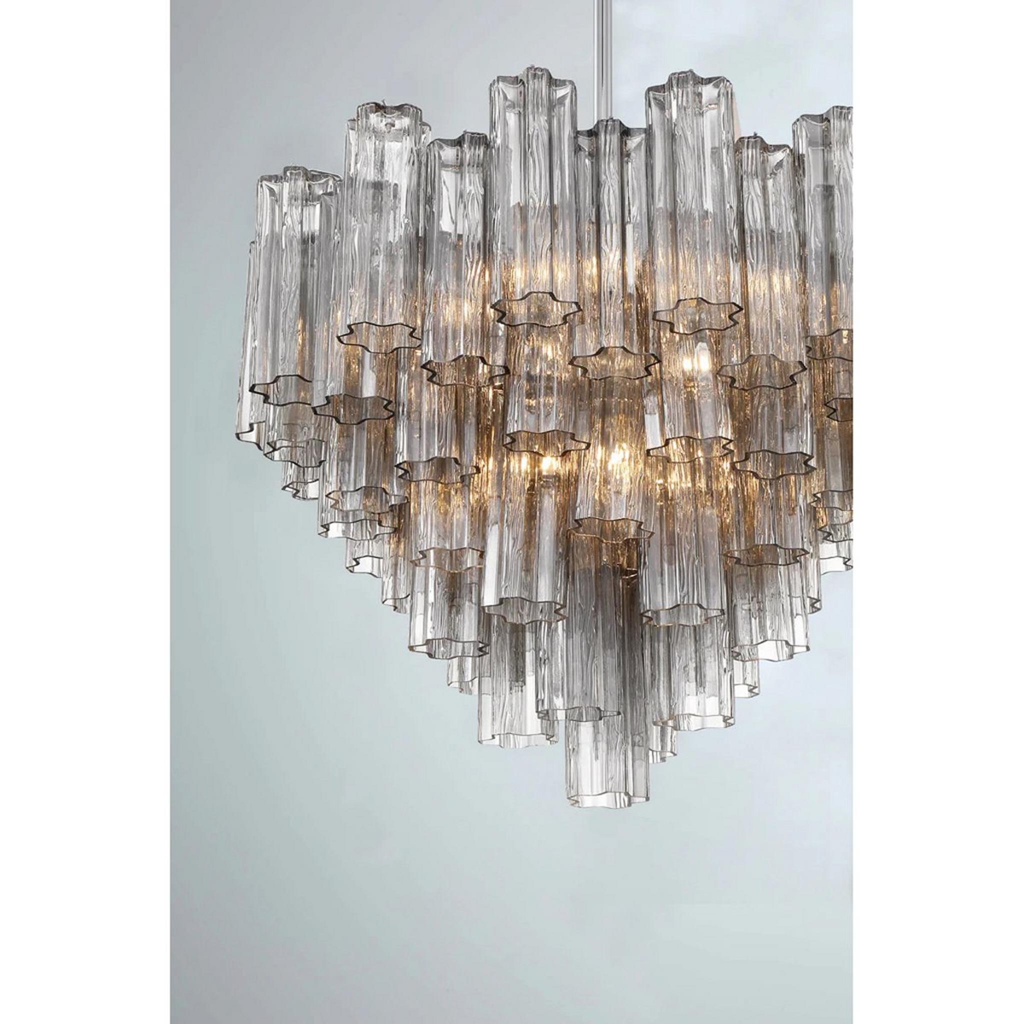 Imondo Chandelier - 12 Light - Smoke | Shades of Light