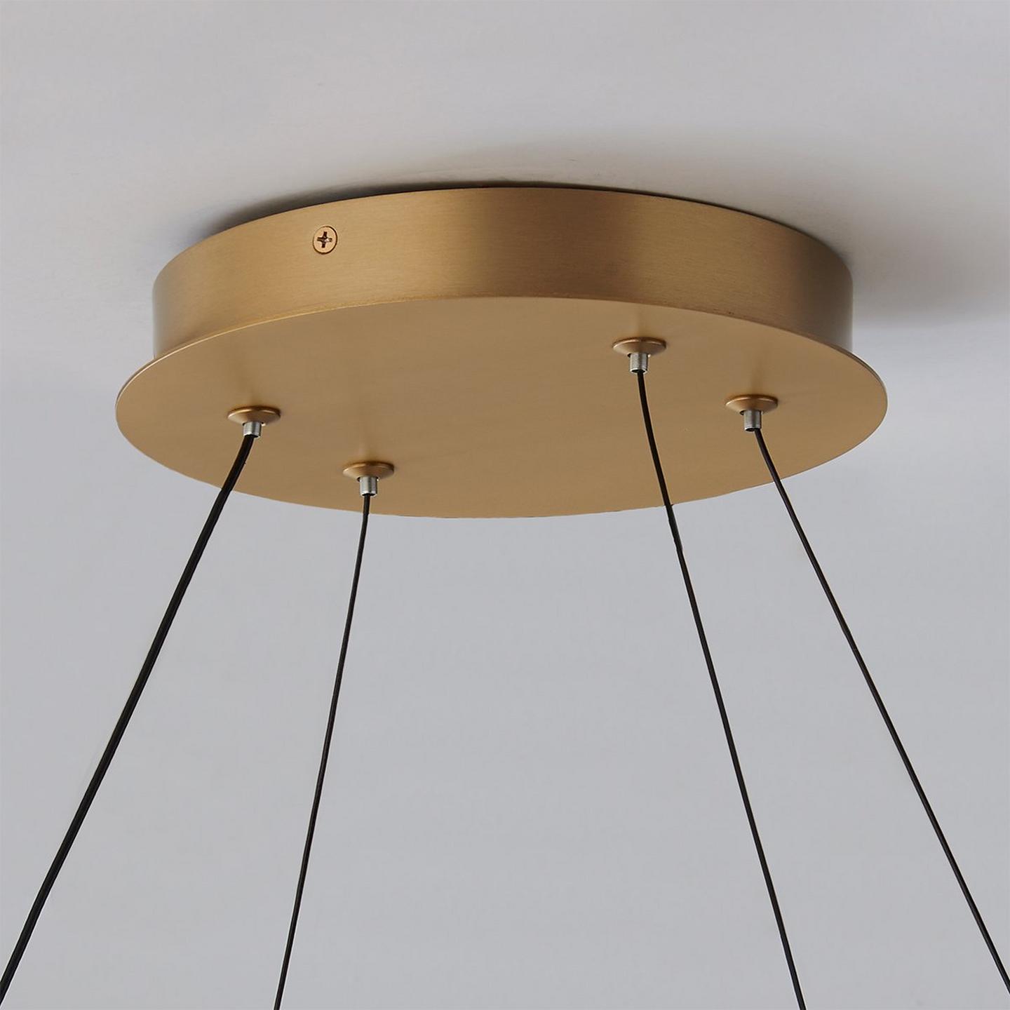 Gleaming Halo LED Chandelier - Small | Shades of Light