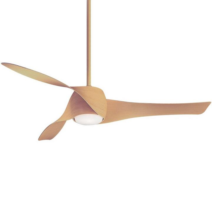58" Contemporary Twisted Blade LED Ceiling Fan | Shades of Light