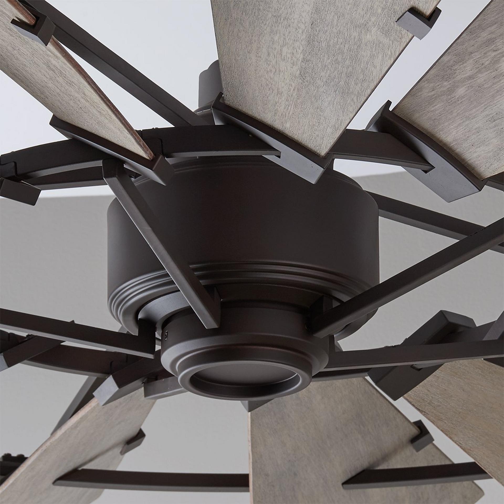 72" Rustic Windmill Ceiling Fan | Shades of Light