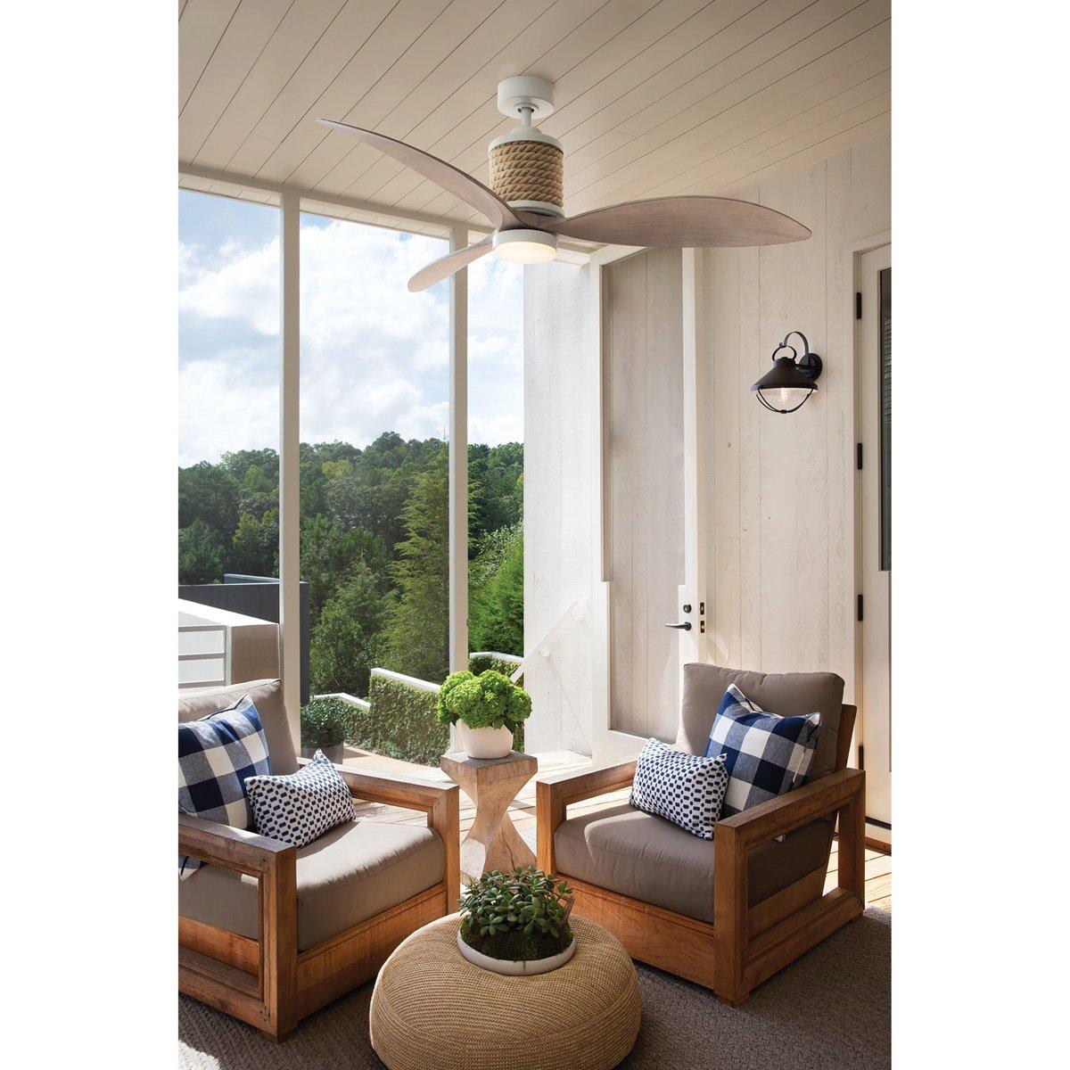 60" La Mer Smart LED Indoor / Outdoor Ceiling Fan | Shades of Light