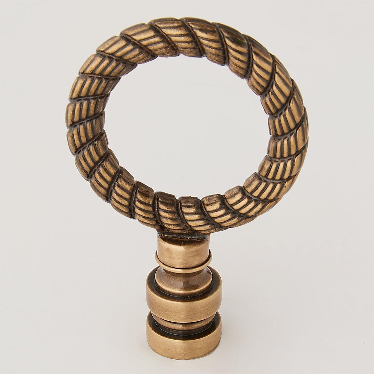 Solid Brass Ring 2.5" Tall | Shades of Light