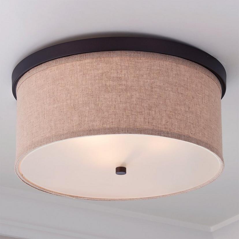Springfield Linen Shade Ceiling Light | Shades of Light