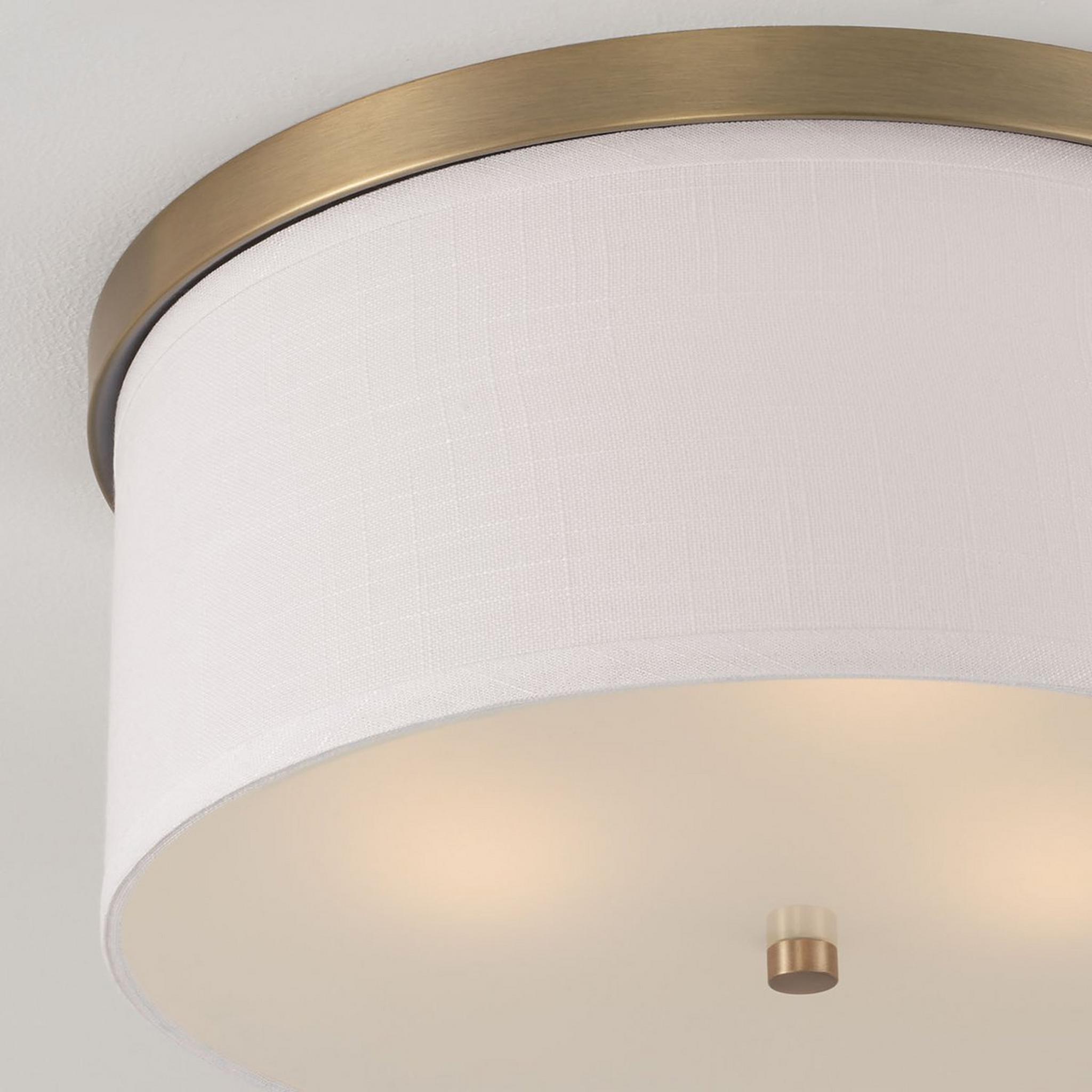 Springfield Linen Shade Ceiling Light | Shades of Light