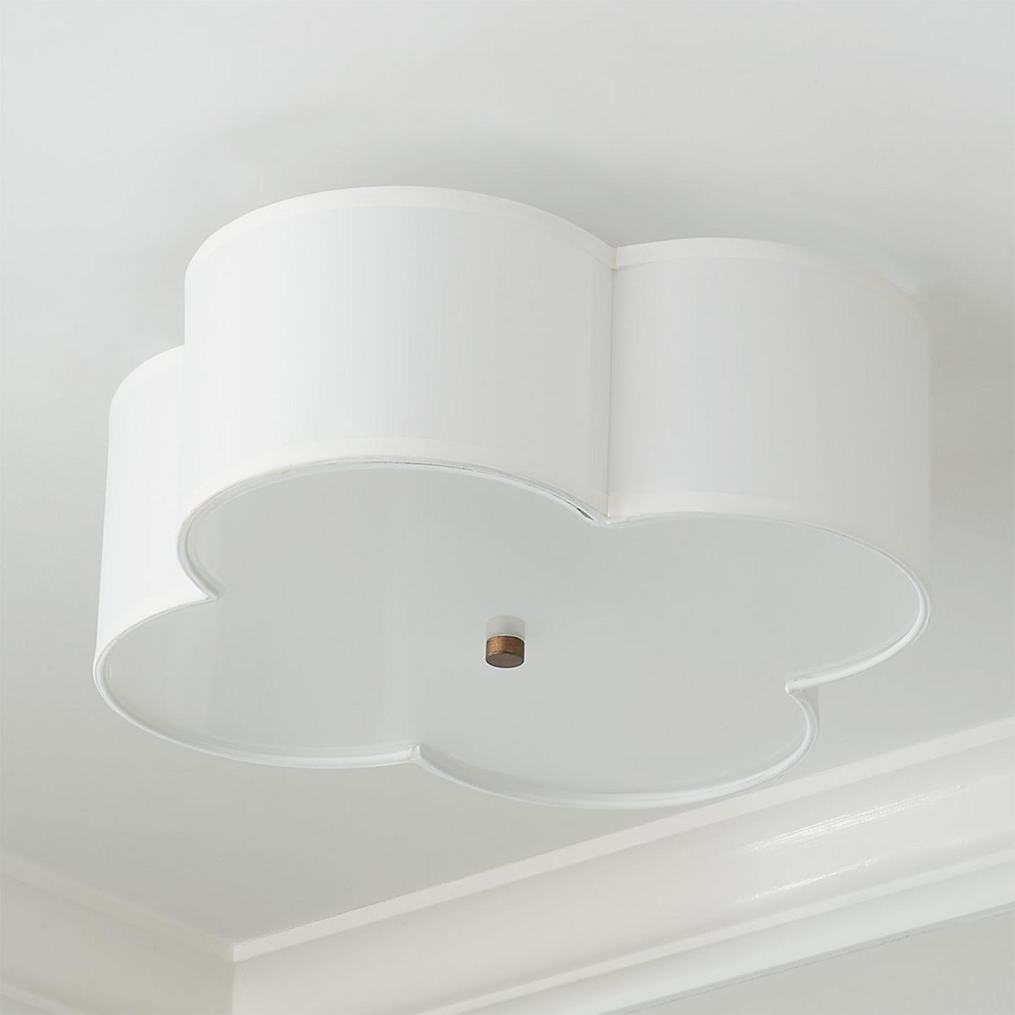 Scalloped Shade Semi-Flush Ceiling Light - 4 light | Shades of Light