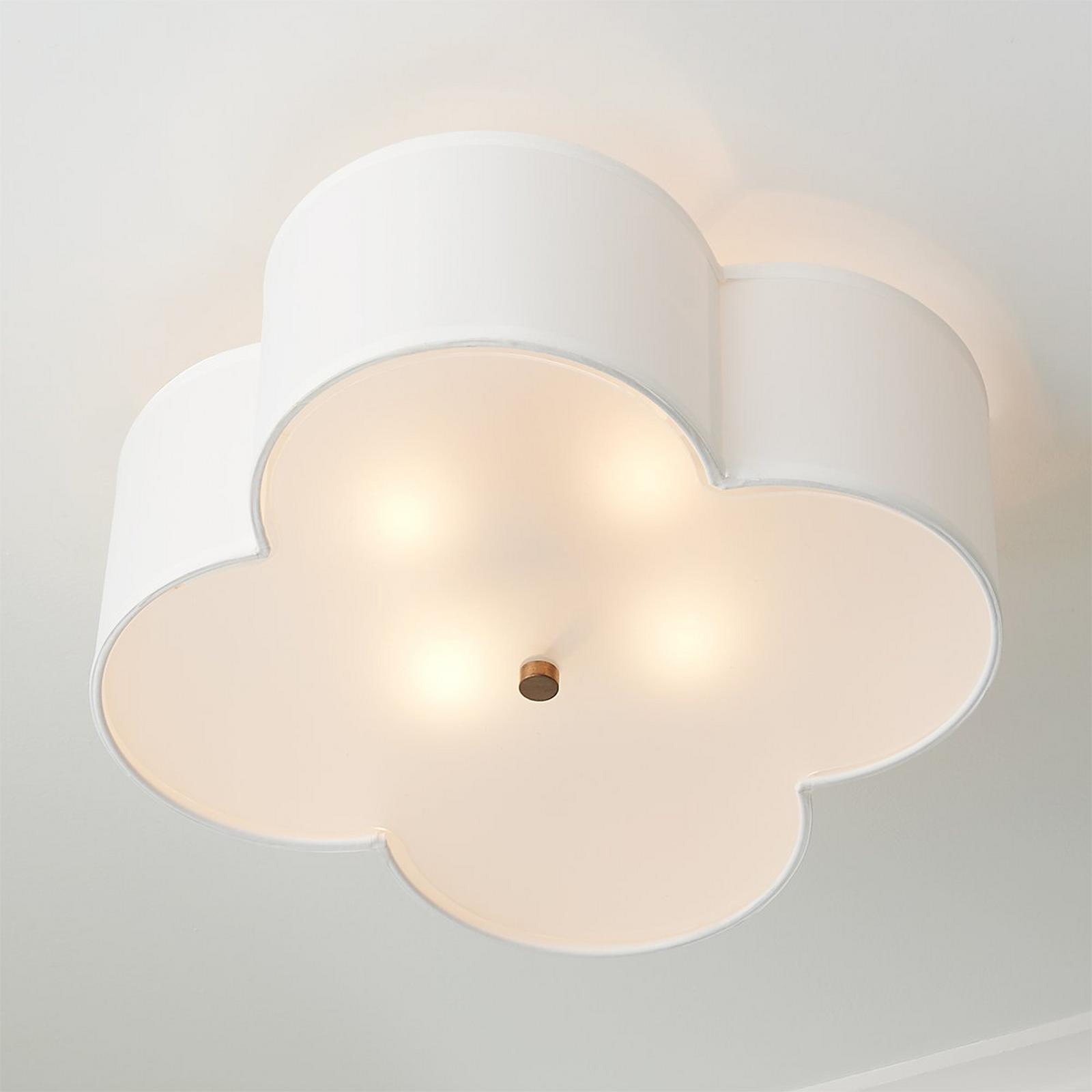 Scalloped Shade Semi-Flush Ceiling Light - 4 light | Shades of Light