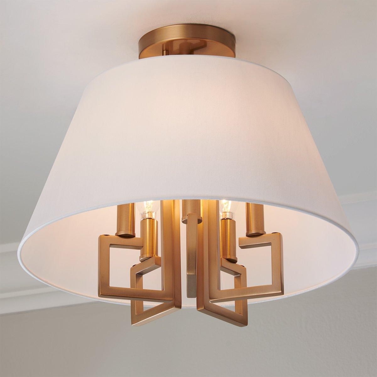 Greek Key Convertible Ceiling Light | Shades of Light