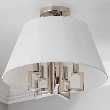 Greek Key Convertible Ceiling Light | Shades of Light