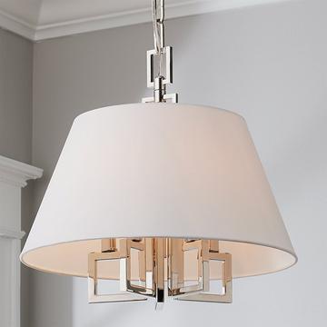 Greek Key Convertible Ceiling Light | Shades of Light