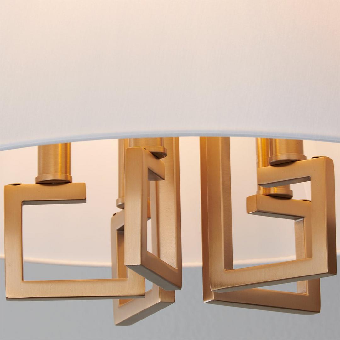 Greek Key Convertible Ceiling Light | Shades of Light