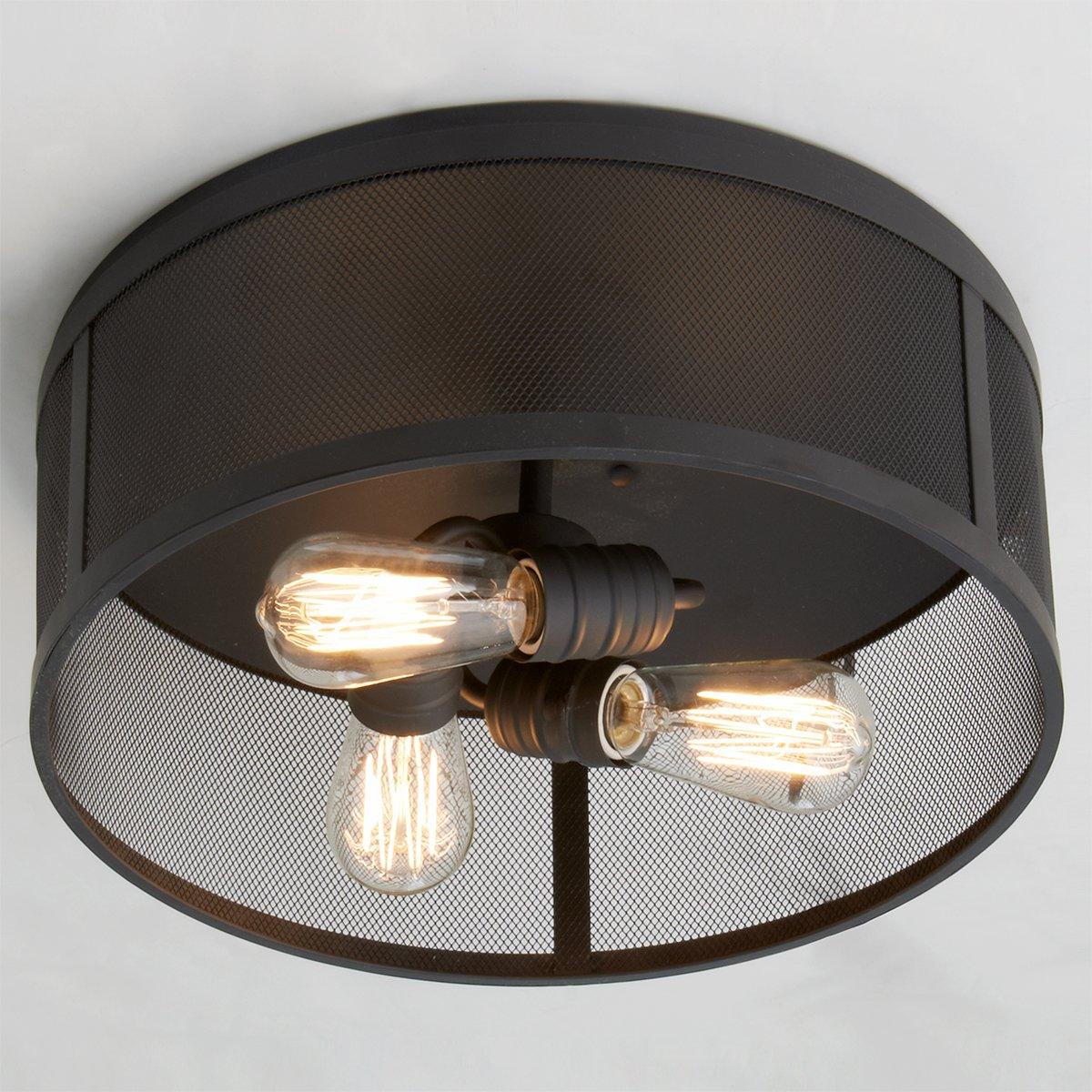 Vintage Mix Cage Ceiling Light - 3 Light