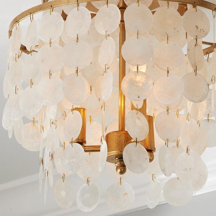 Elegant Capiz Shell Ceiling Light | Shades of Light