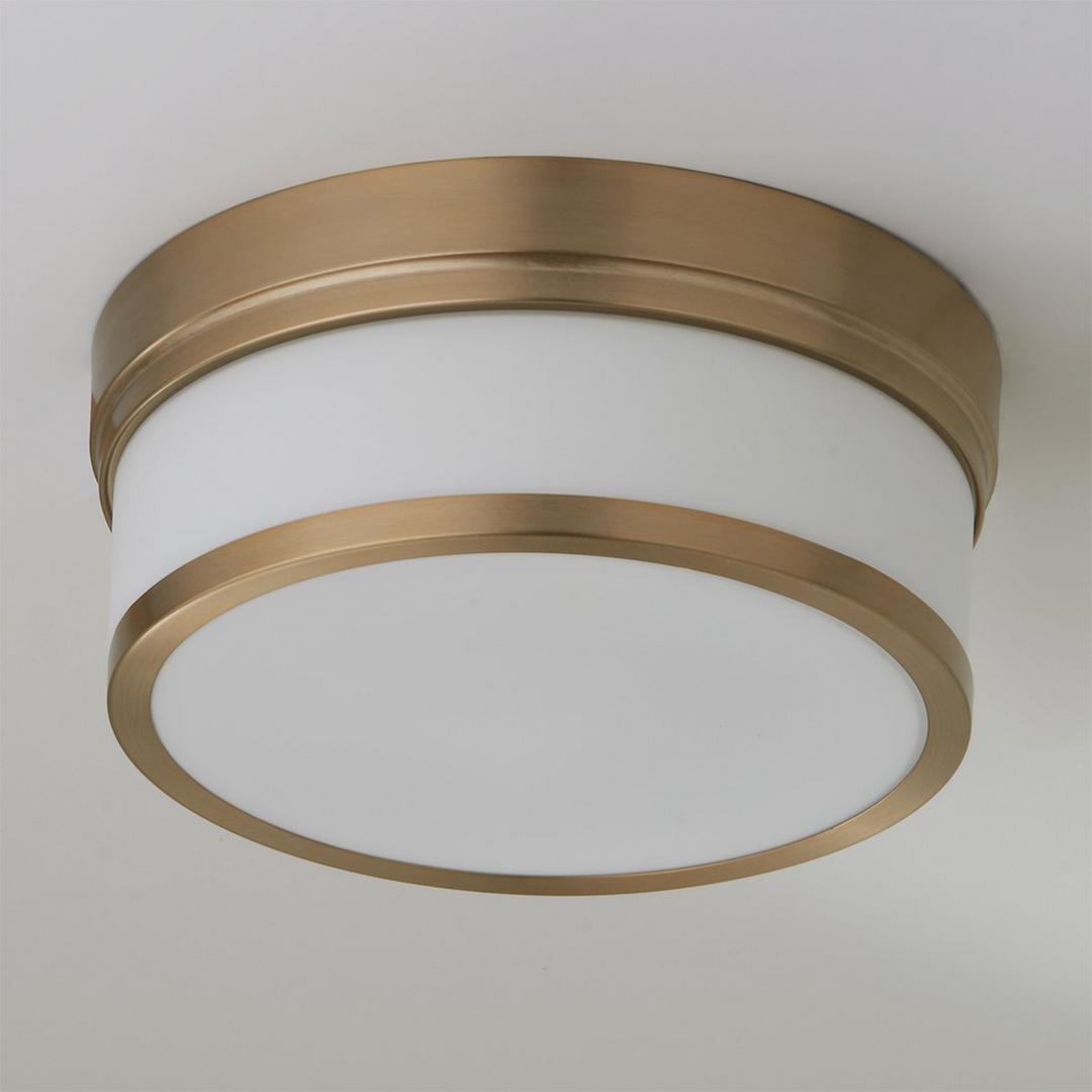 Metallic Banded Drum Ceiling Light - 2 Light | Shades of Light
