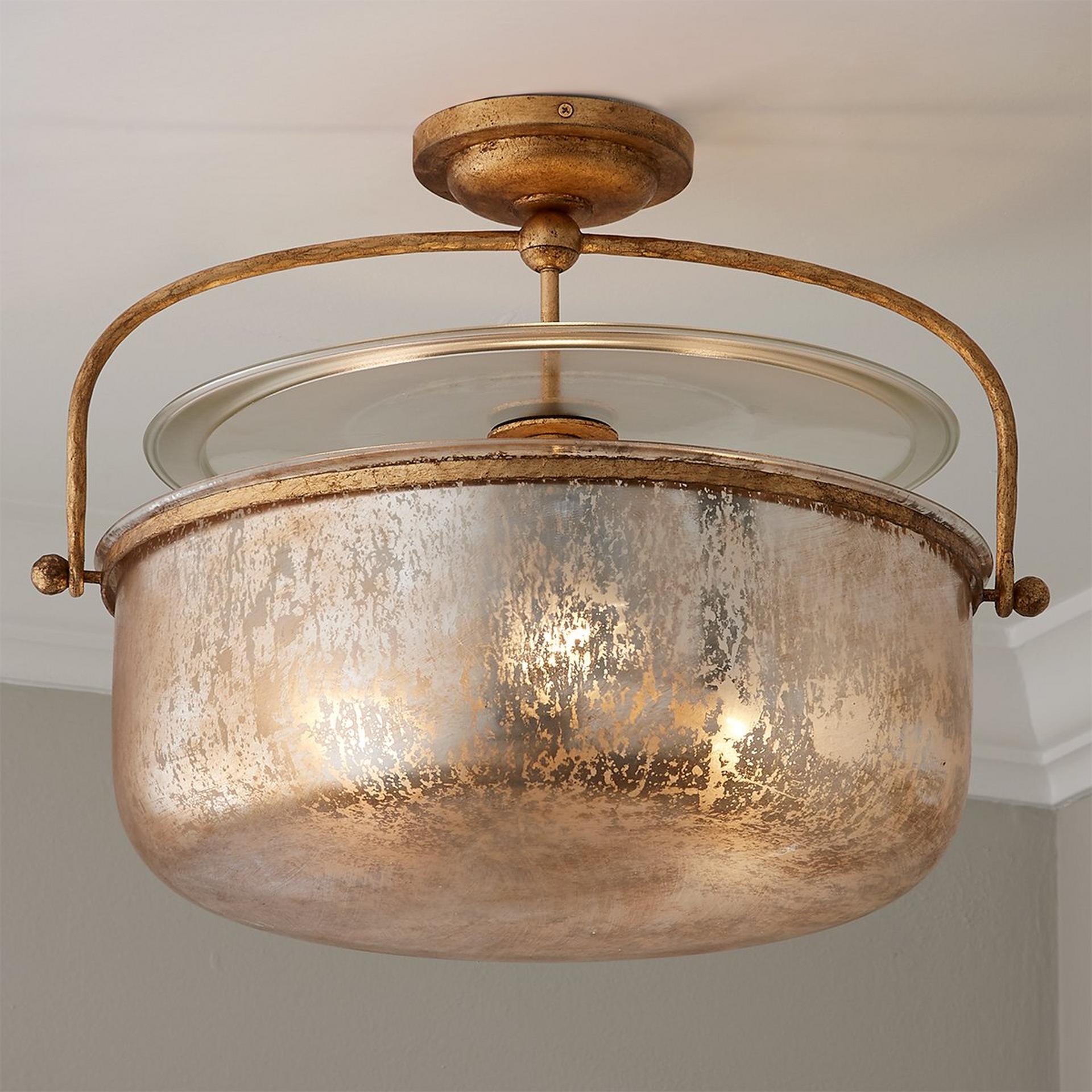 Brixham Semi-Flush Ceiling Light | Shades of Light